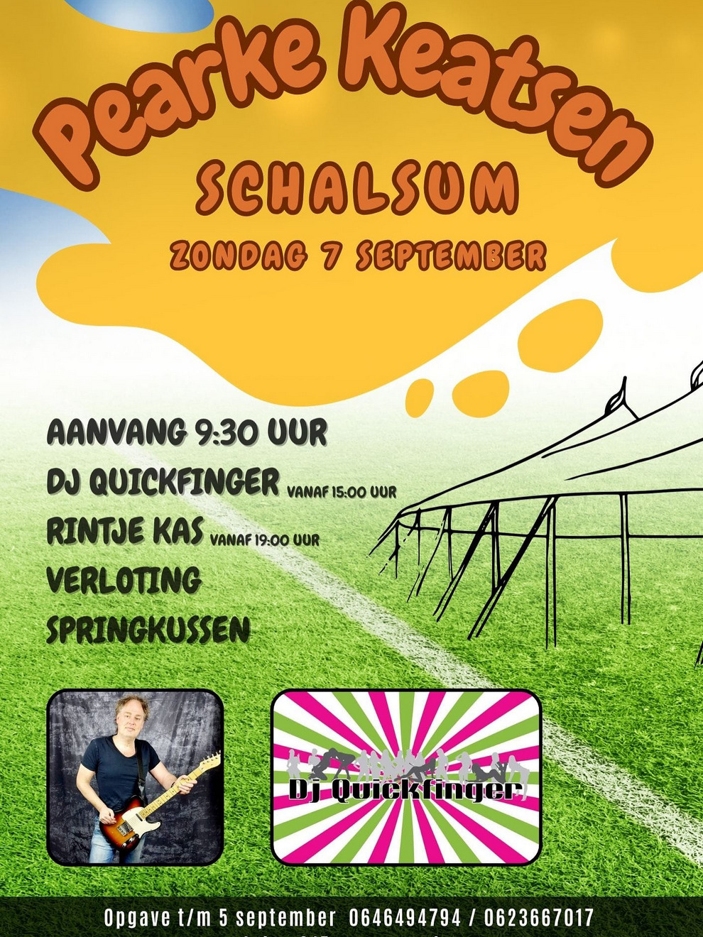 Pearke Keatsen in Schalsum, Opgave is tot en met 5 september ...