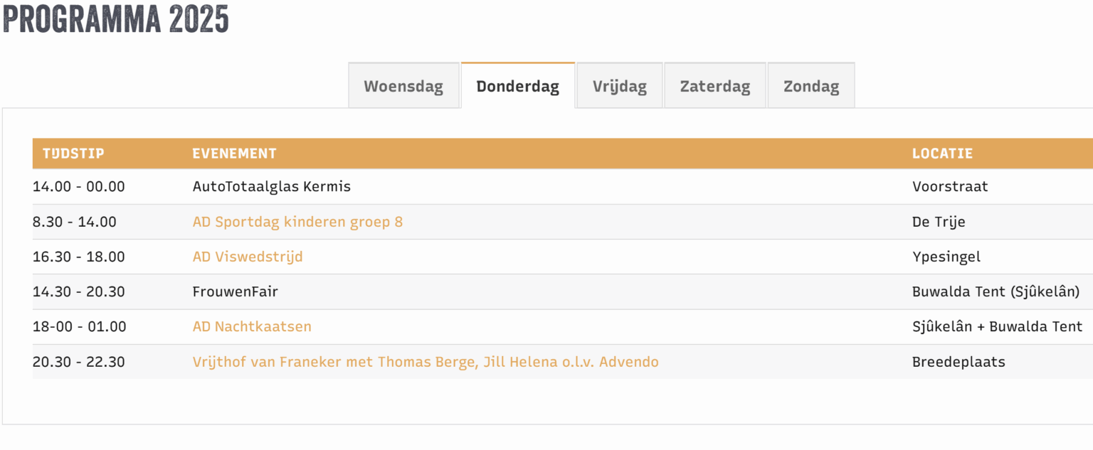 Agrarische Dagen Franeker – Programma voor de donderdag - FranekerActueel