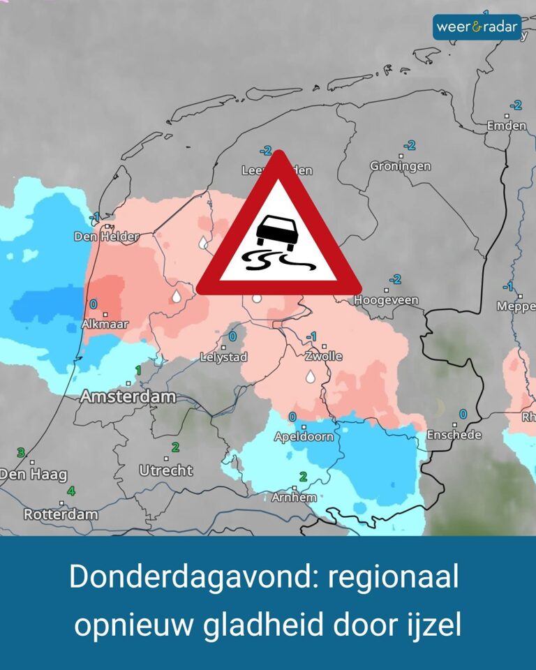 Kans op ijzel donderdagavond in Friesland - FranekerActueel